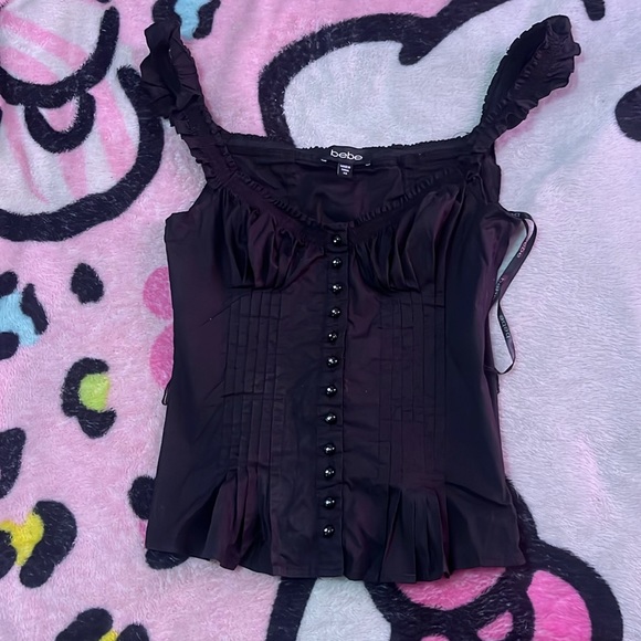 bebe | Tops | Vintage Bebe Corset Top Rare | Poshmark